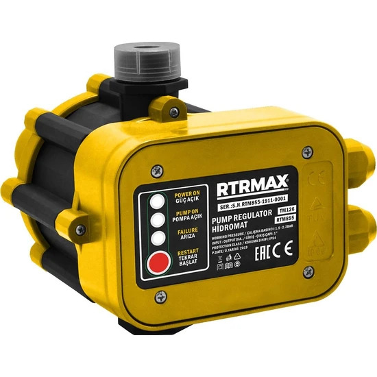 Електронен хидростат/пресостат RTR MAX RTM855 - Точен контрол и защита ...