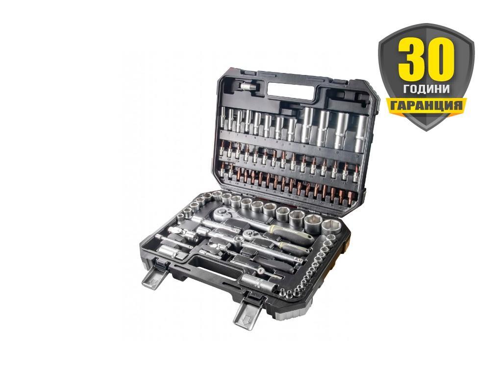 Гедоре комплект TopMaster Limited Edition, 1/4", 1/2", 86 части - Изключителна универсалност и ...